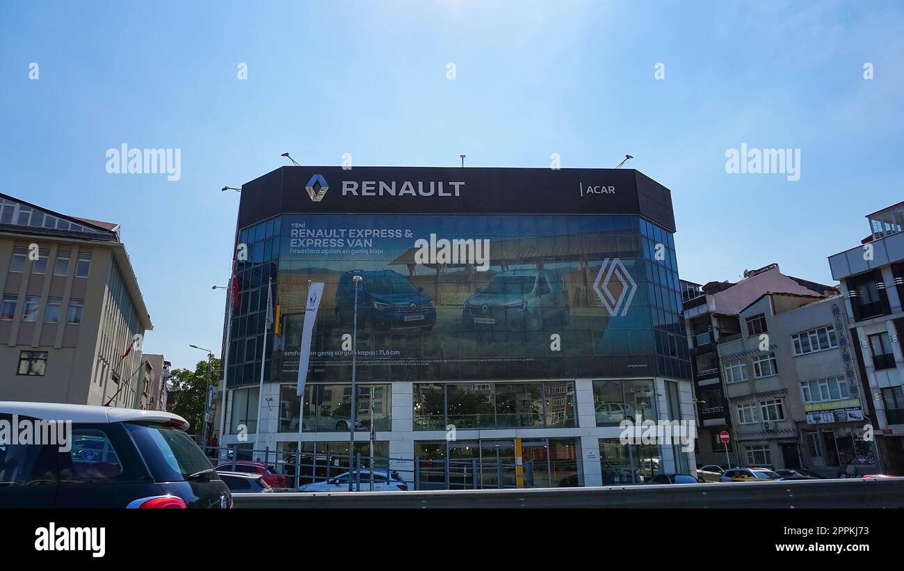 Istanbul, Turkey - September 14, 2022: Showroom of Renault. Showroom ...
