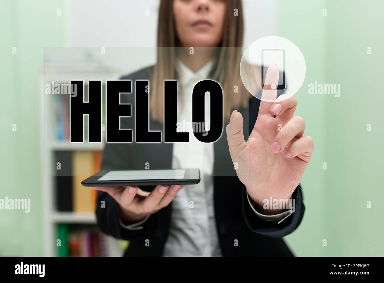 Handwriting text Hello. Word Written on alteration of hallo which was ...