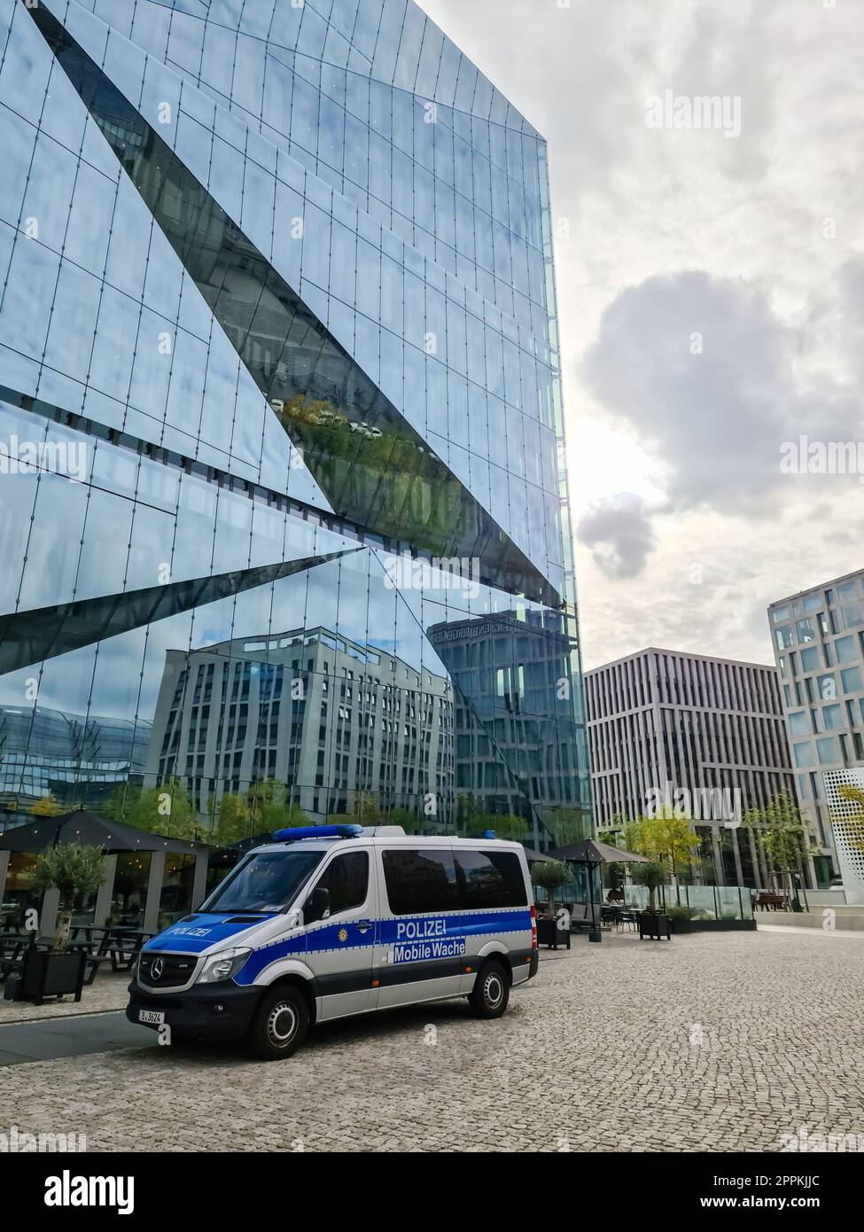 Berlin, Germany - 03. October 2022: View of the famous Cube building in ...