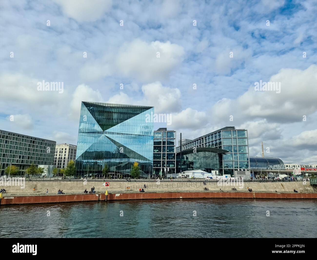 Berlin, Germany - 03. October 2022: View of the famous Cube building in ...