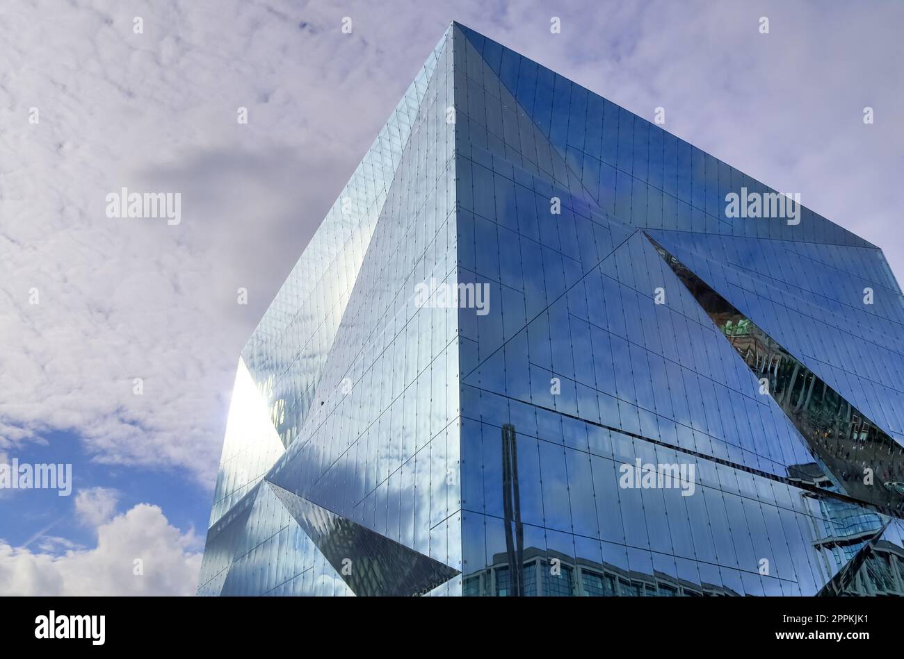 Berlin, Germany - 03. October 2022: View of the famous Cube building in ...