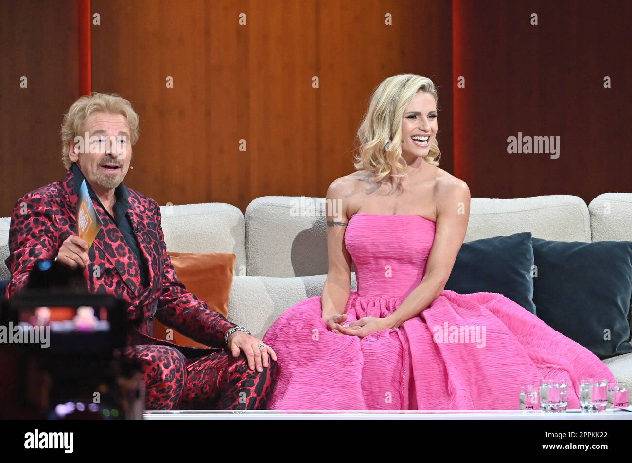 Thomas Gottschalk,Michelle Hunziker,Wetten Dass..? from the exhibition ...