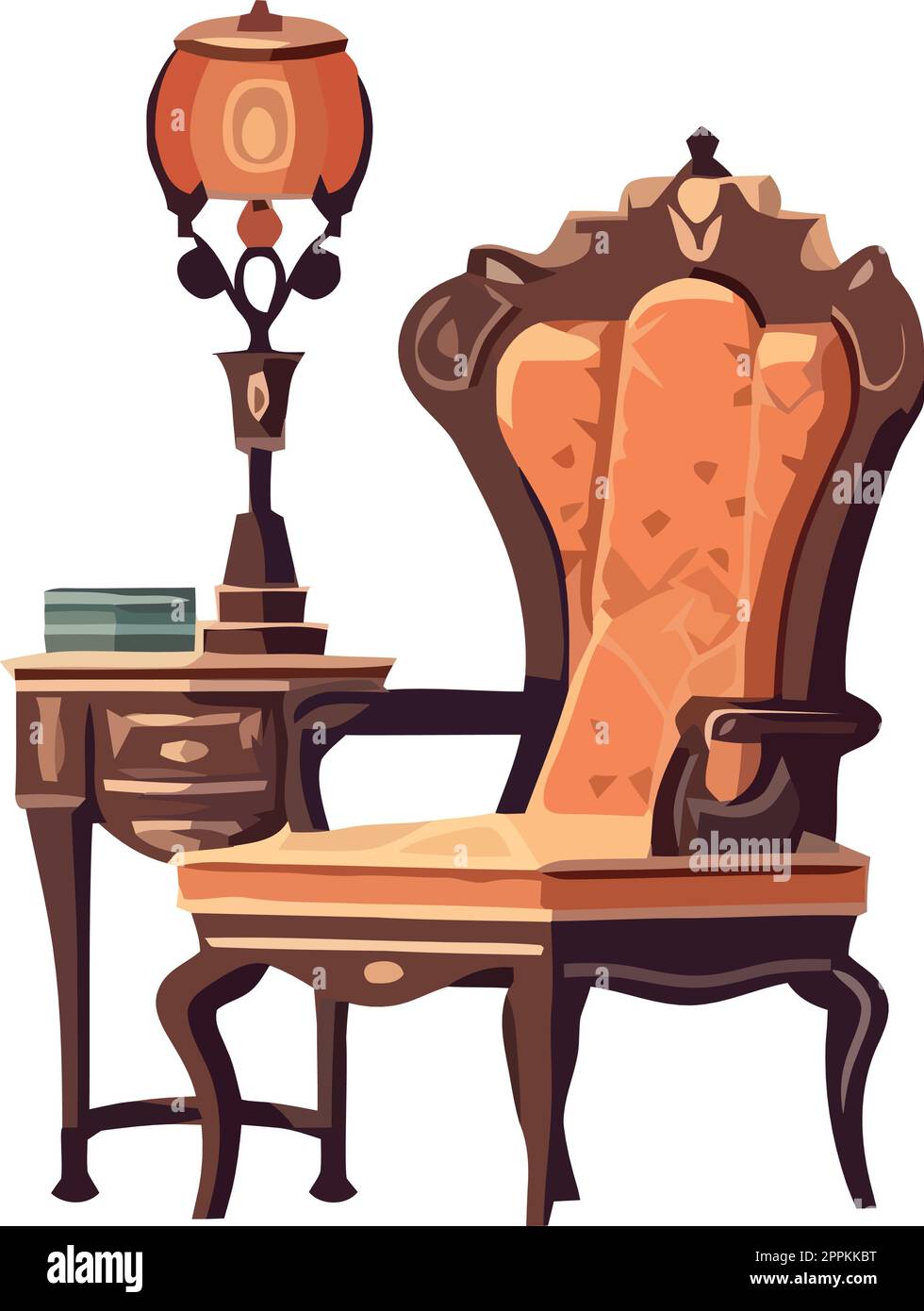 Pot bench wood Stock Vector Images - Alamy