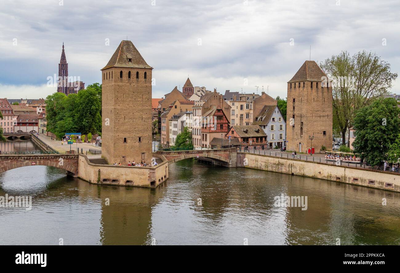 Around Ponts Couverts in Strasbourg Stock Photo - Alamy