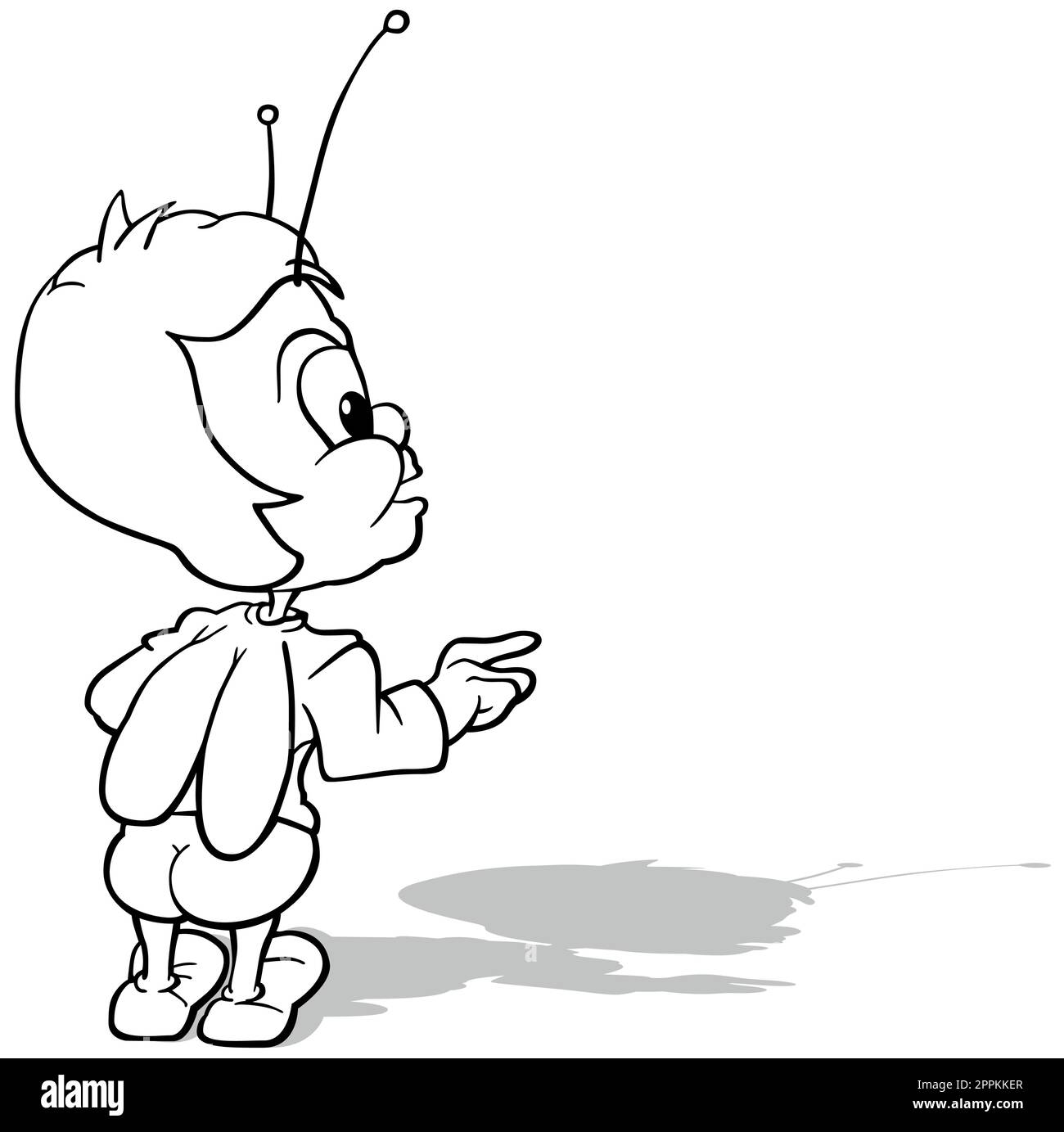 Standing from back Stock Vector Images - Alamy