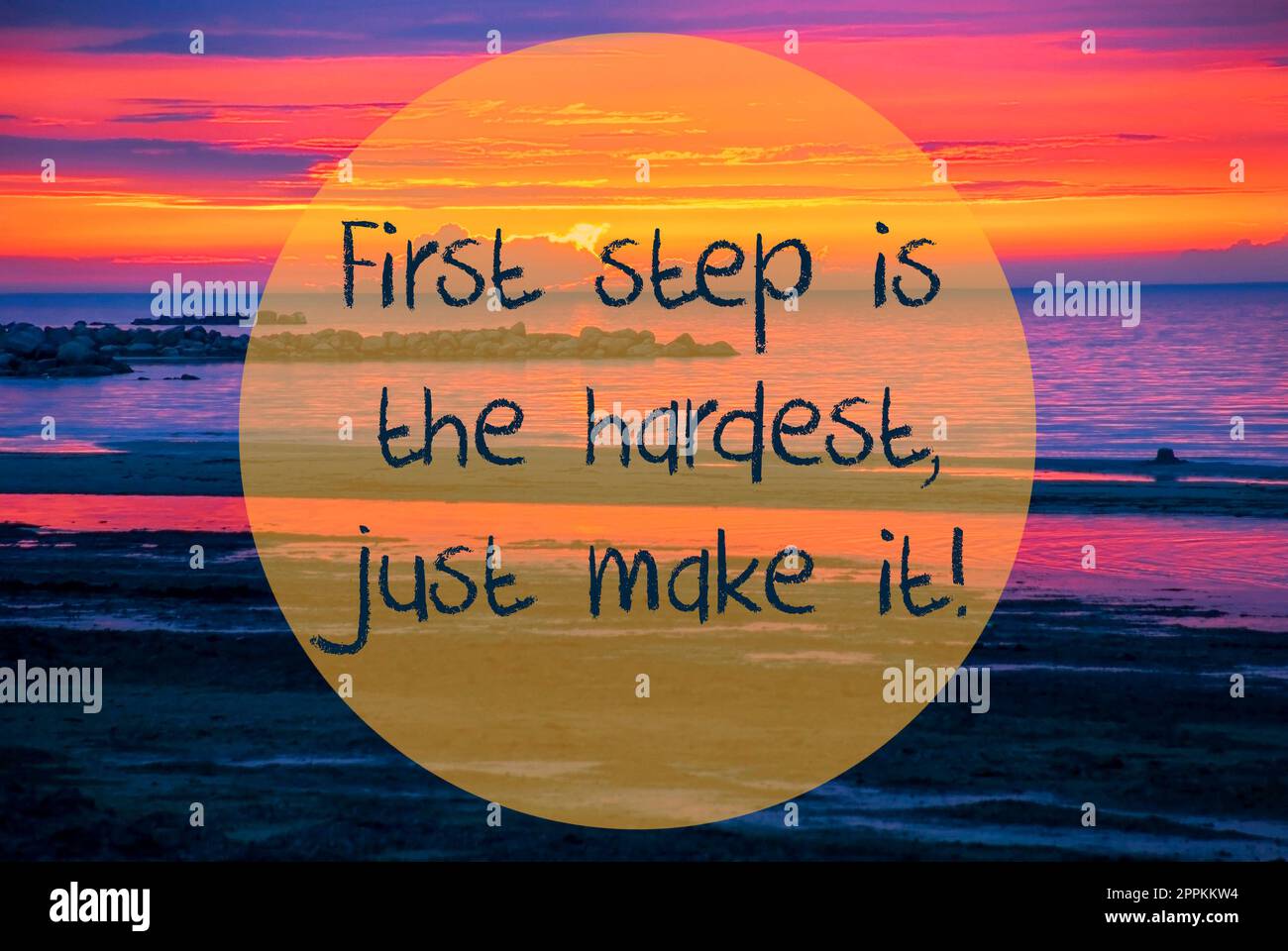 First step is the hardest hi-res stock photography and images - Alamy