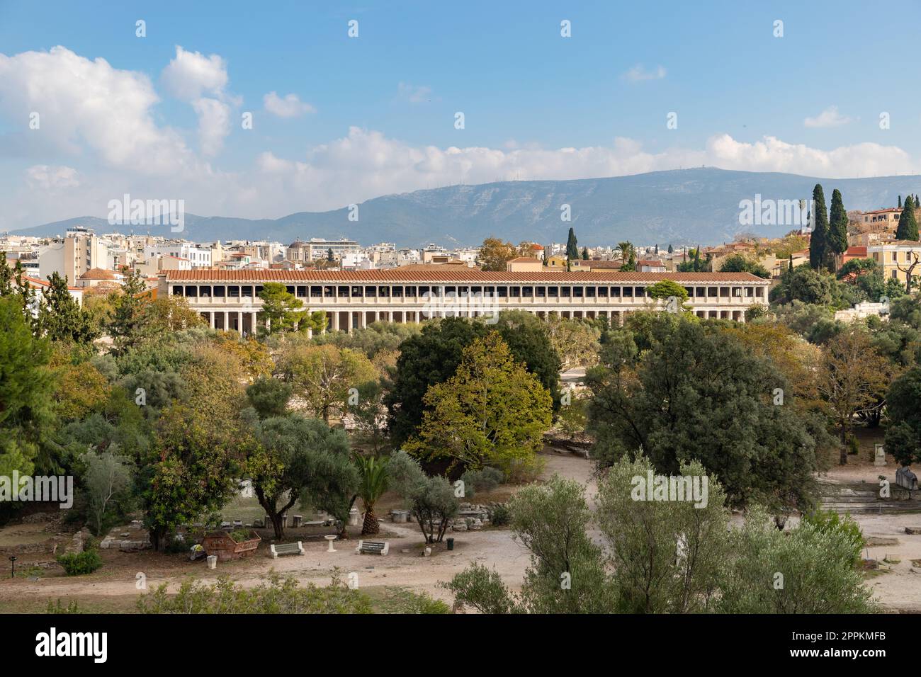 Stoa of Attalos Stock Photo - Alamy