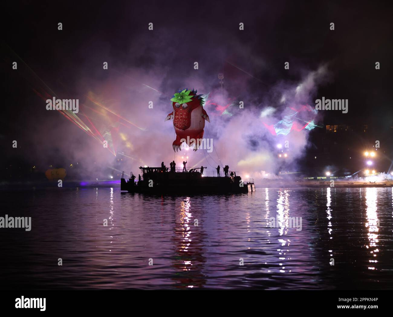 Great Dragon Parade in Cracow Stock Photo - Alamy