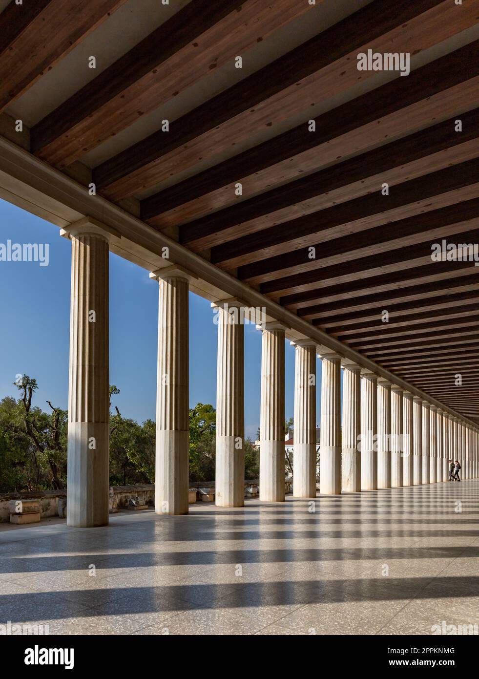 Stoa of Attalos Stock Photo - Alamy