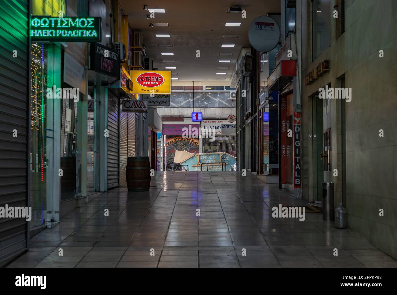 Athens Commercial Gallery Stock Photo - Alamy