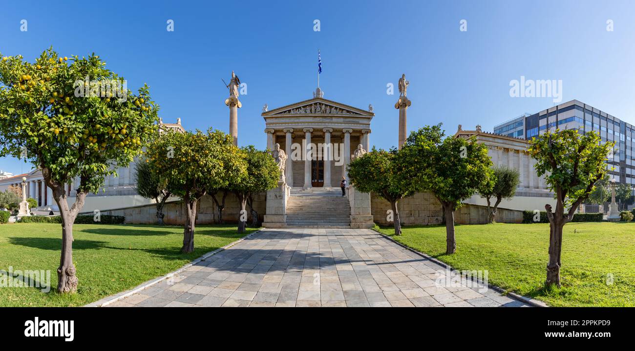 Academy of Athens Stock Photo - Alamy