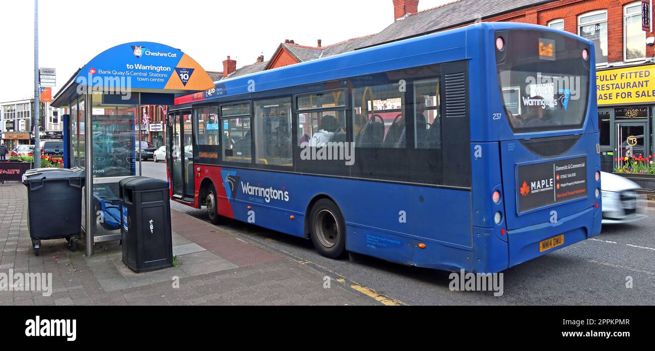 WBC Warringtons own buses, Cat6 bus leaving Stockton Heath village, in ...