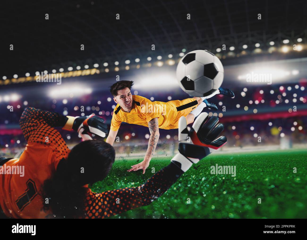 Soccer goalie throw hi-res stock photography and images - Alamy