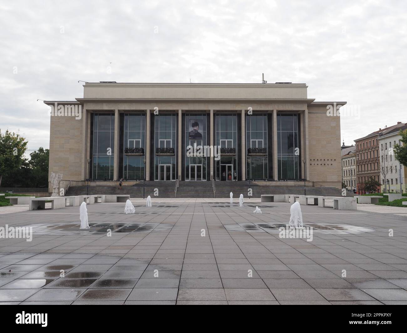 Janacek Theatre in Brno Stock Photo - Alamy