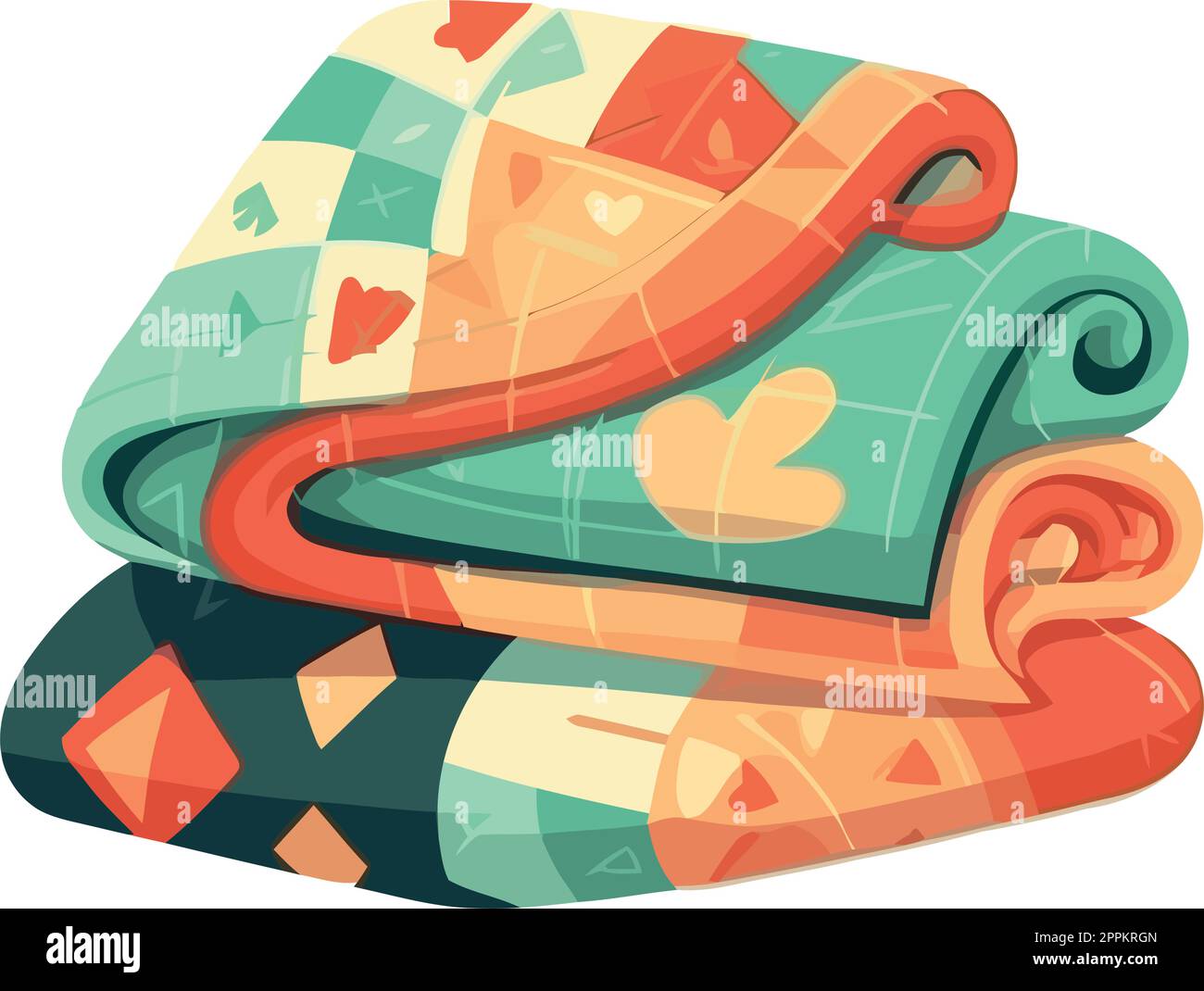 Blanket of fish Stock Vector Images - Alamy