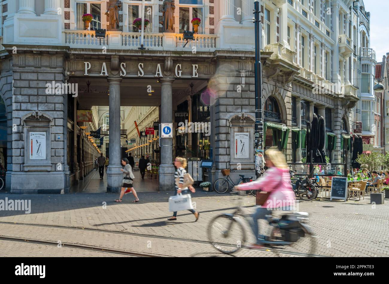 THE HAGUE, THE NETHERLANDS - AUGUST 26, 2013: View of "De Passage ...