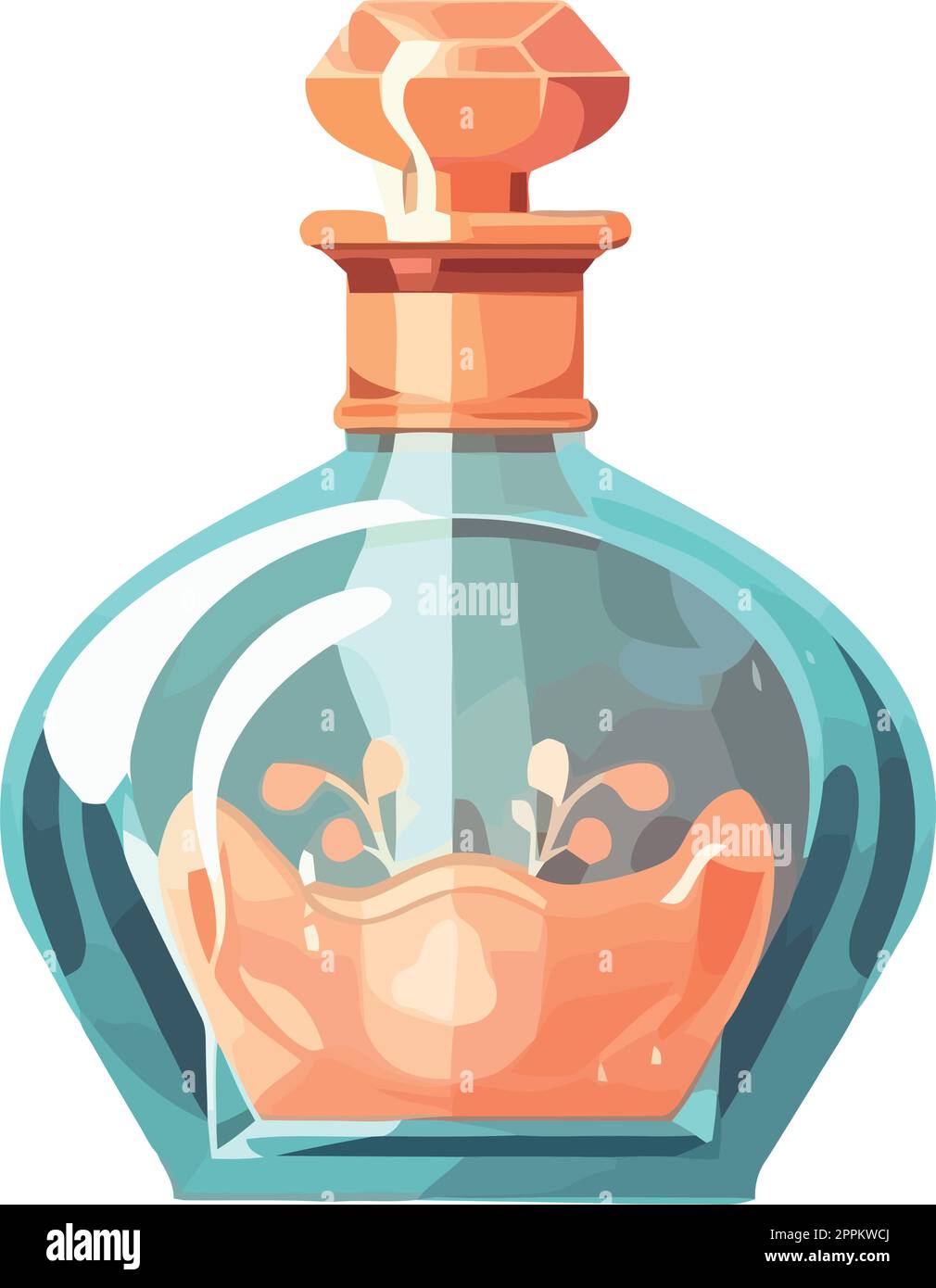 Cartoon perfume fragrance bottle Stock Vector Images - Alamy