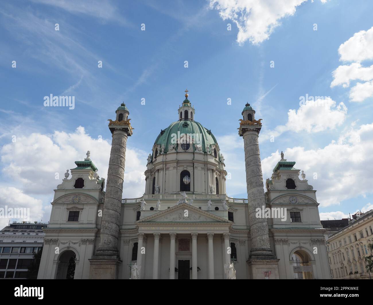 Karlskirche church in Vienna Stock Photo - Alamy