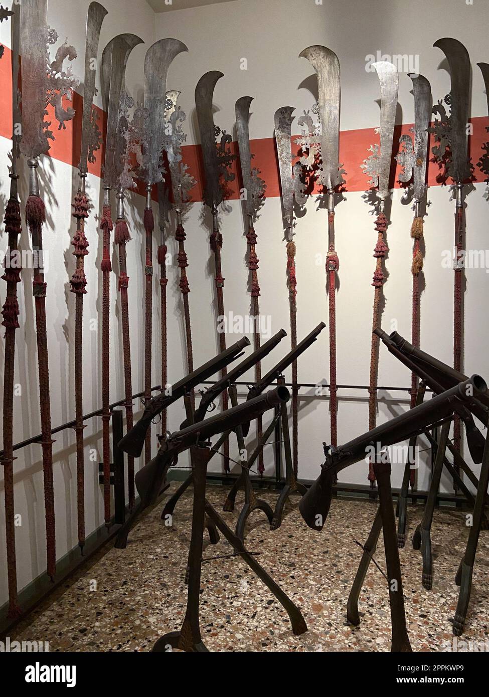 medieval weapons in Correr Museum in Venice city Stock Photo - Alamy