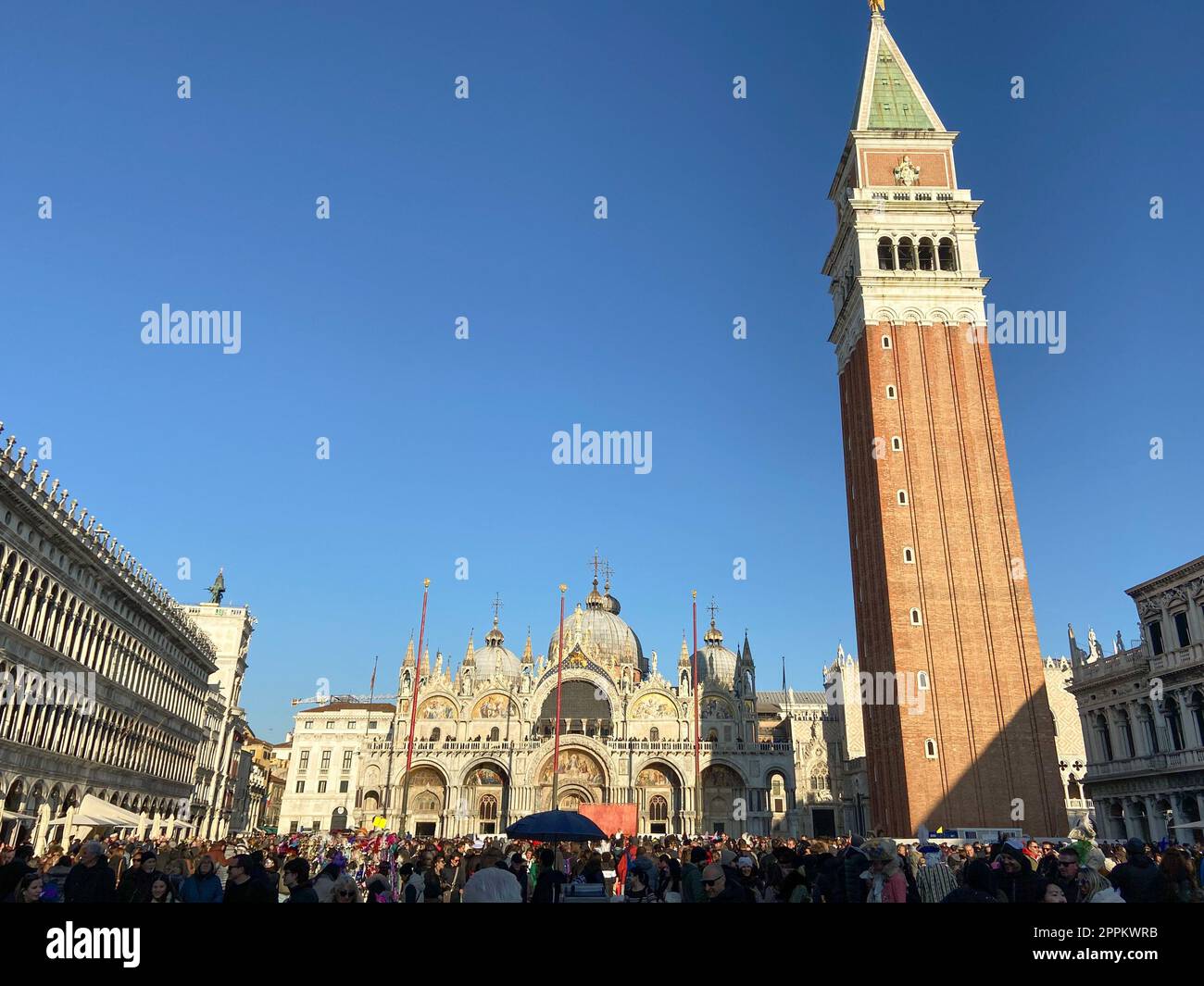 St Mark's square during Venice Carnival Stock Photo - Alamy