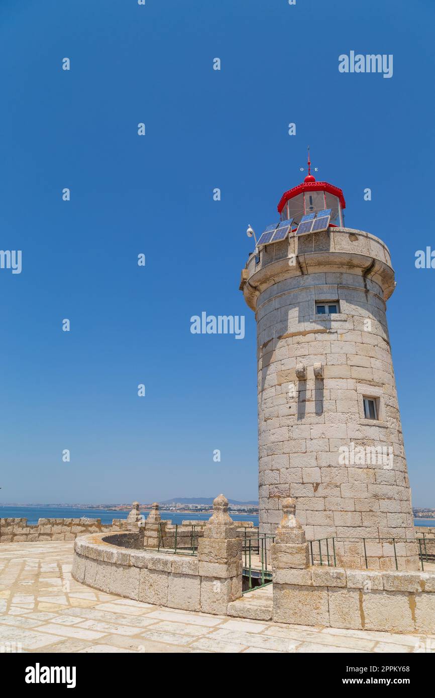 the Bugio Lighthouse in Lisbon Stock Photo - Alamy