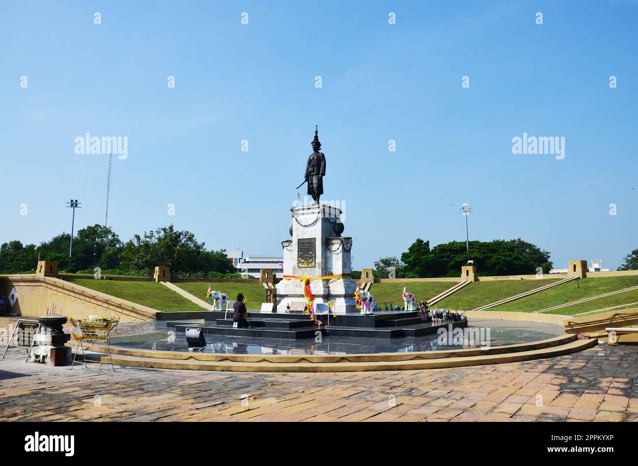 King Somdet Phra Narai Maharat the Great Statue or Ramathibodi III ...