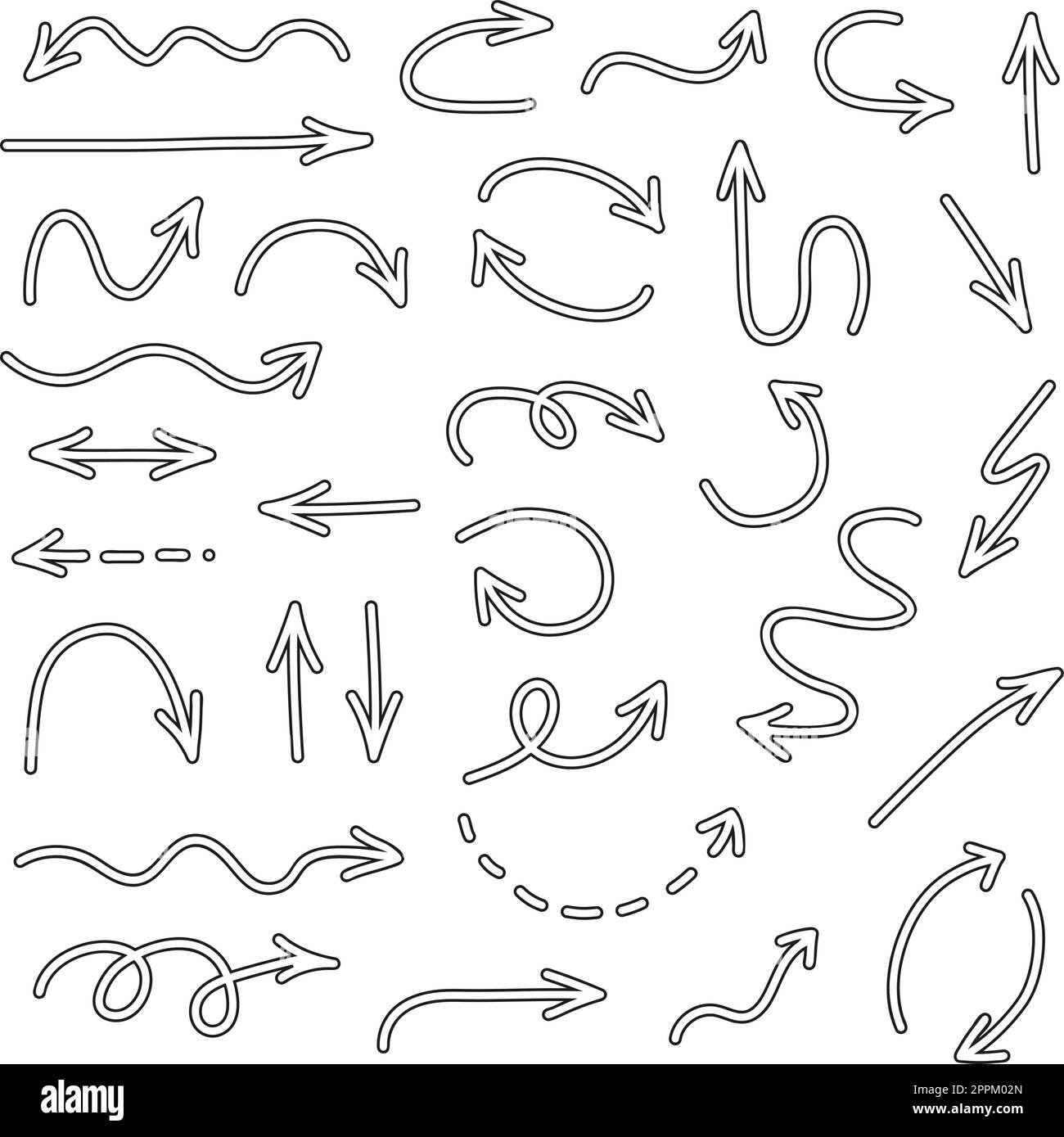 Arrow icons set. Arrow collection. Simple arrow big set. Vector ...