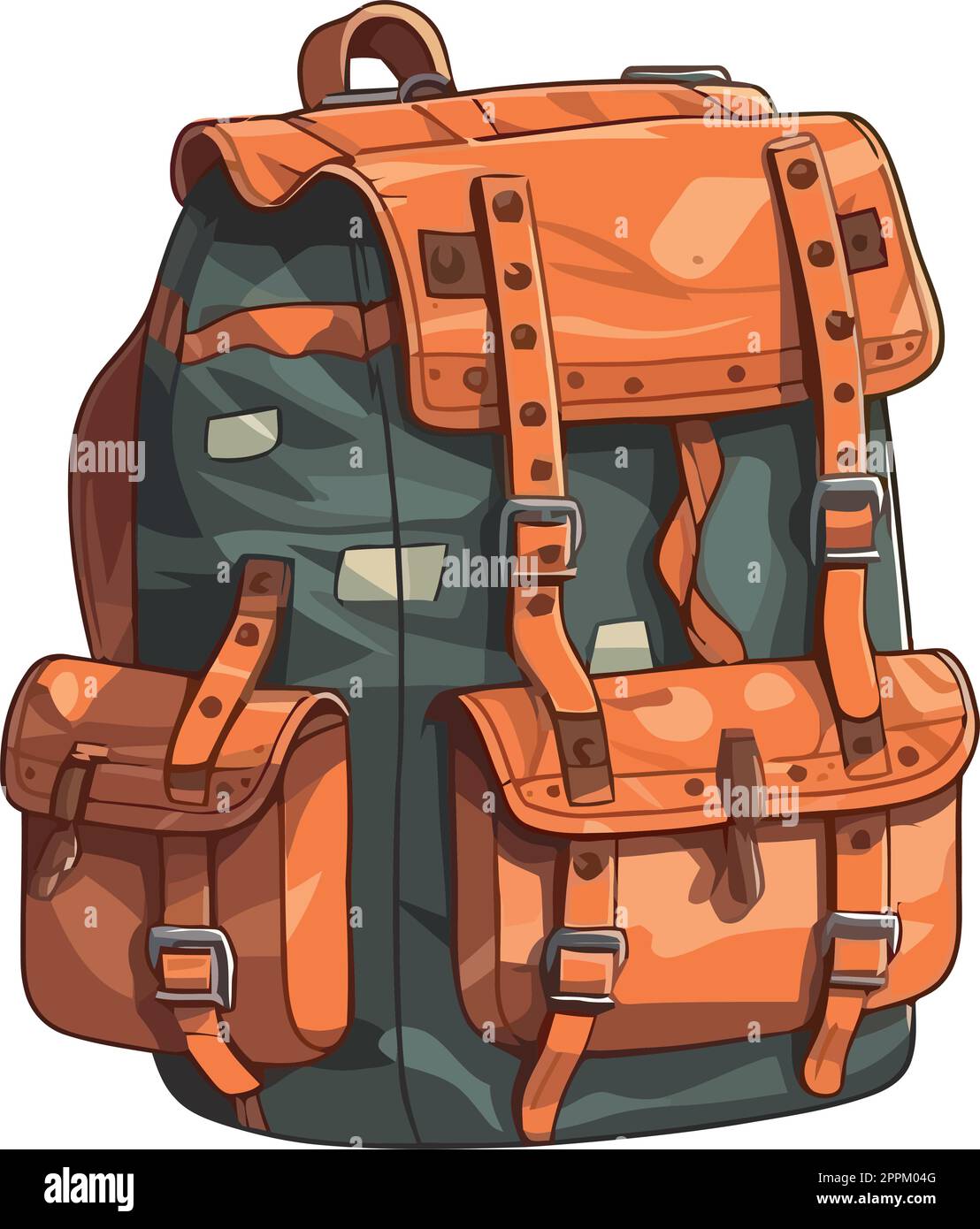 travel backpack illustration Stock Vector Image & Art - Alamy