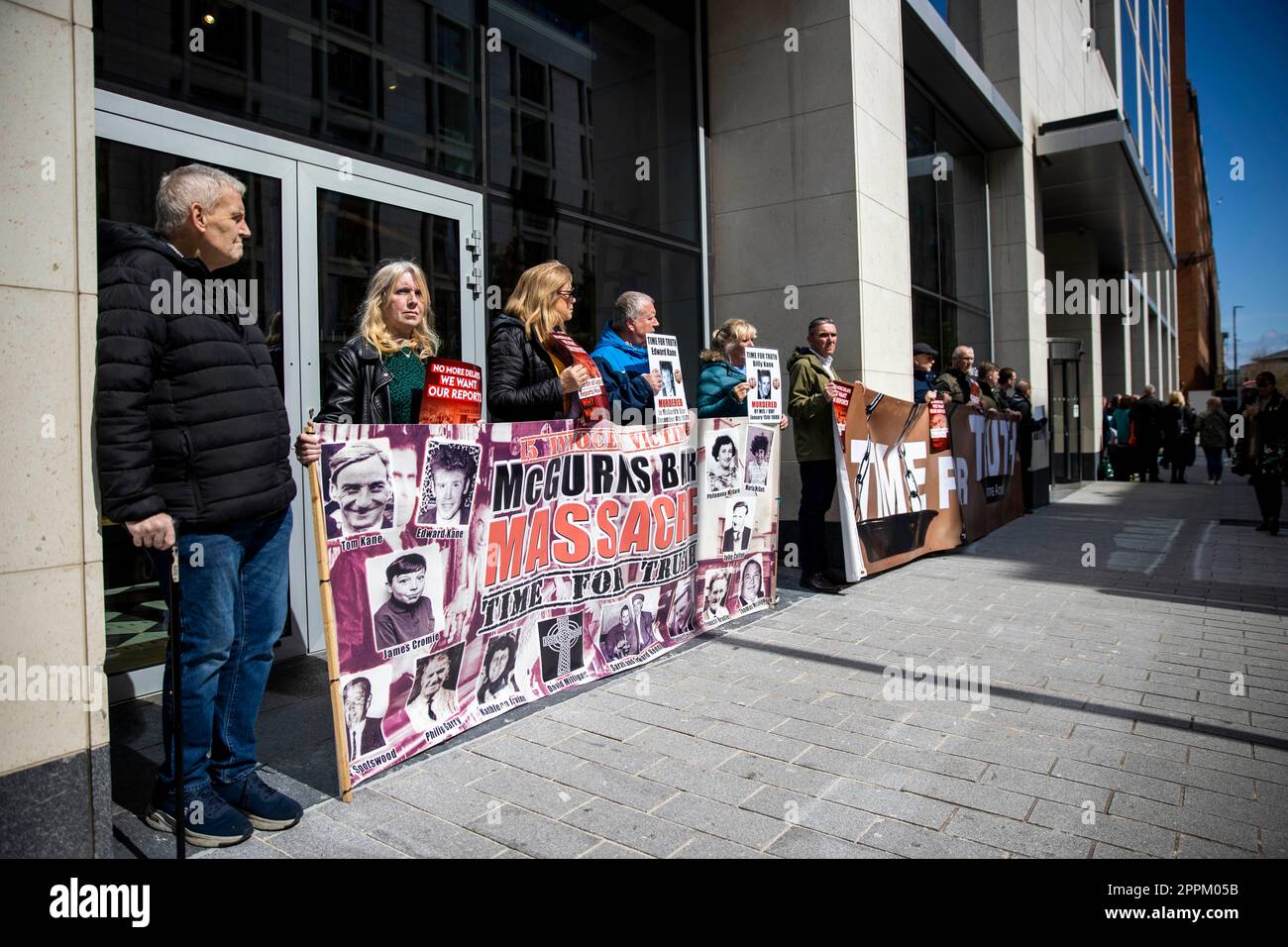 Time for Truth and Justice campaigners during a protest against the ...