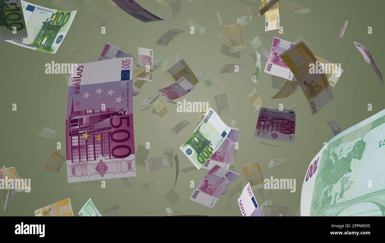 Euros in motion hi-res stock photography and images - Alamy