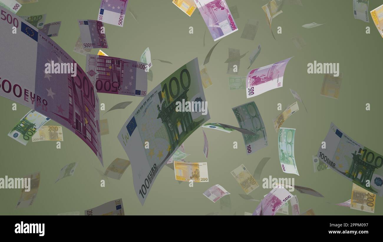 Euros in motion hi-res stock photography and images - Alamy