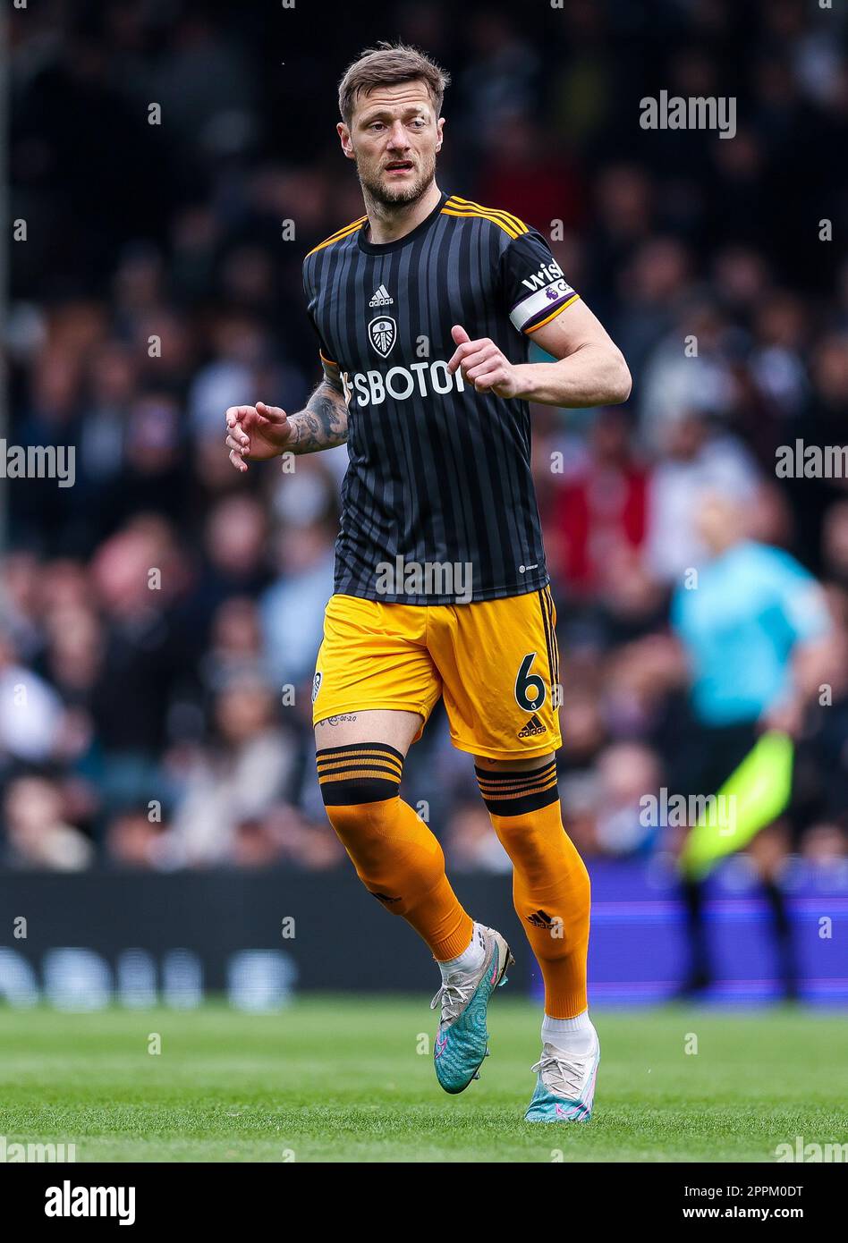 File photo dated 22-04-2023 of Leeds United's Liam Cooper. Leeds ...