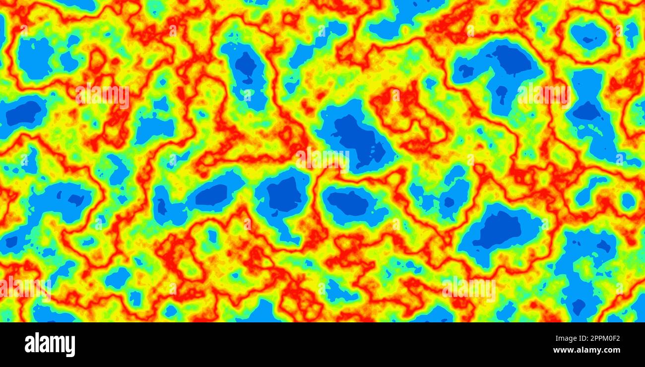Abstract heat map vector thermal spectrum. Hot and cold temperature ...