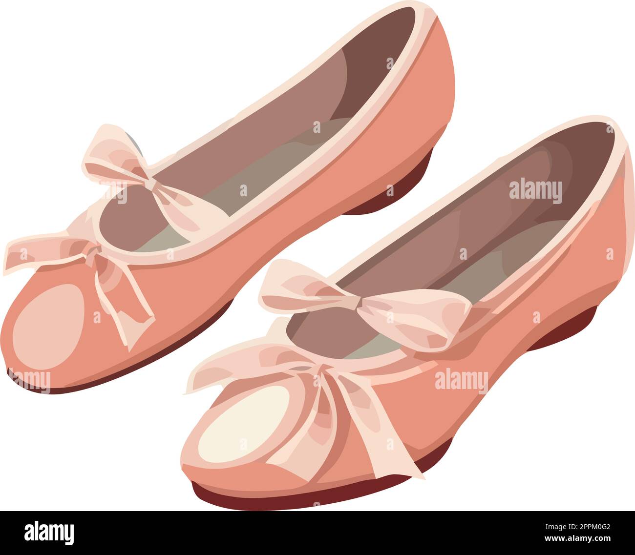 ballet shoes illustration Stock Vector Image & Art - Alamy