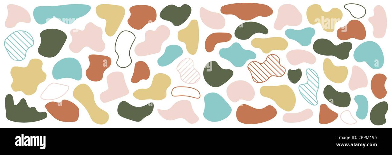 Blue fluid blob card hi-res stock photography and images - Alamy