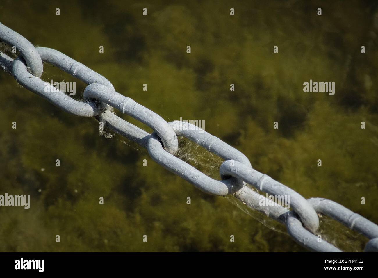 a close up of a chain link Stock Photo - Alamy