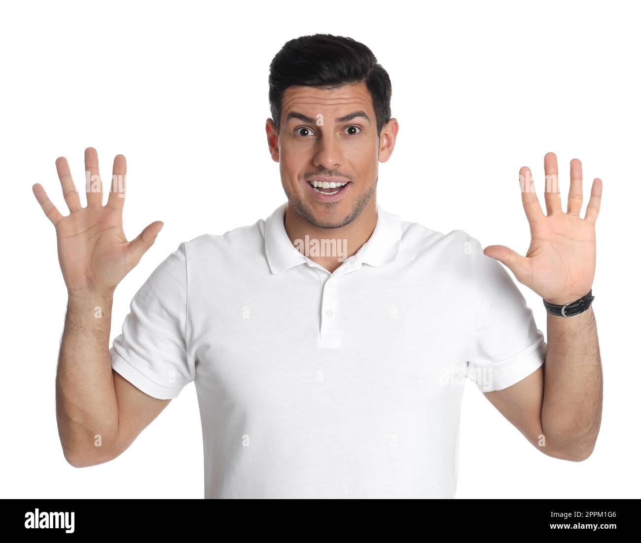 Number 10 numeral sign language hi-res stock photography and images - Alamy
