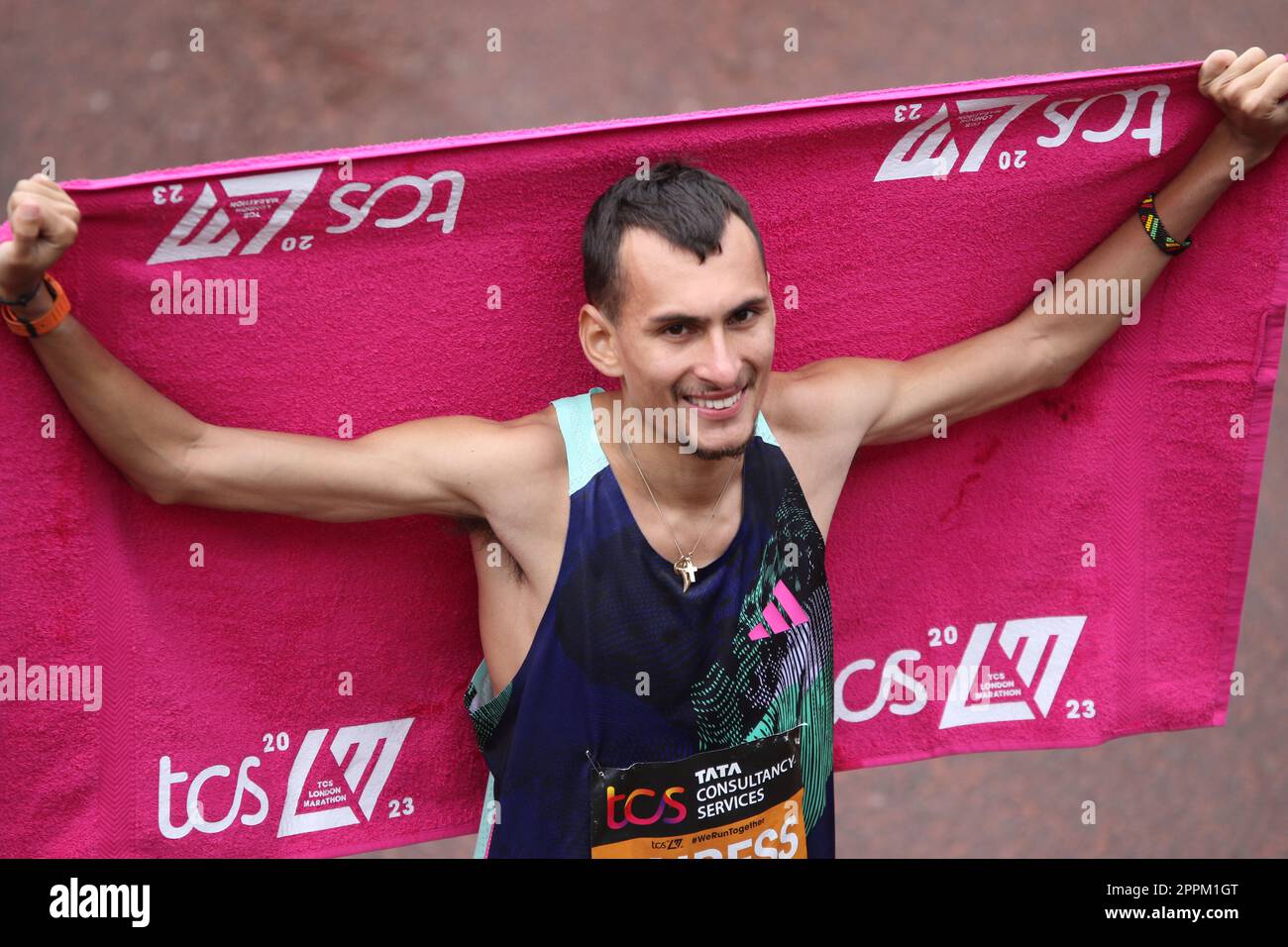 Emile CAIRESS (GBR) of Great Britain was the first British runner to ...