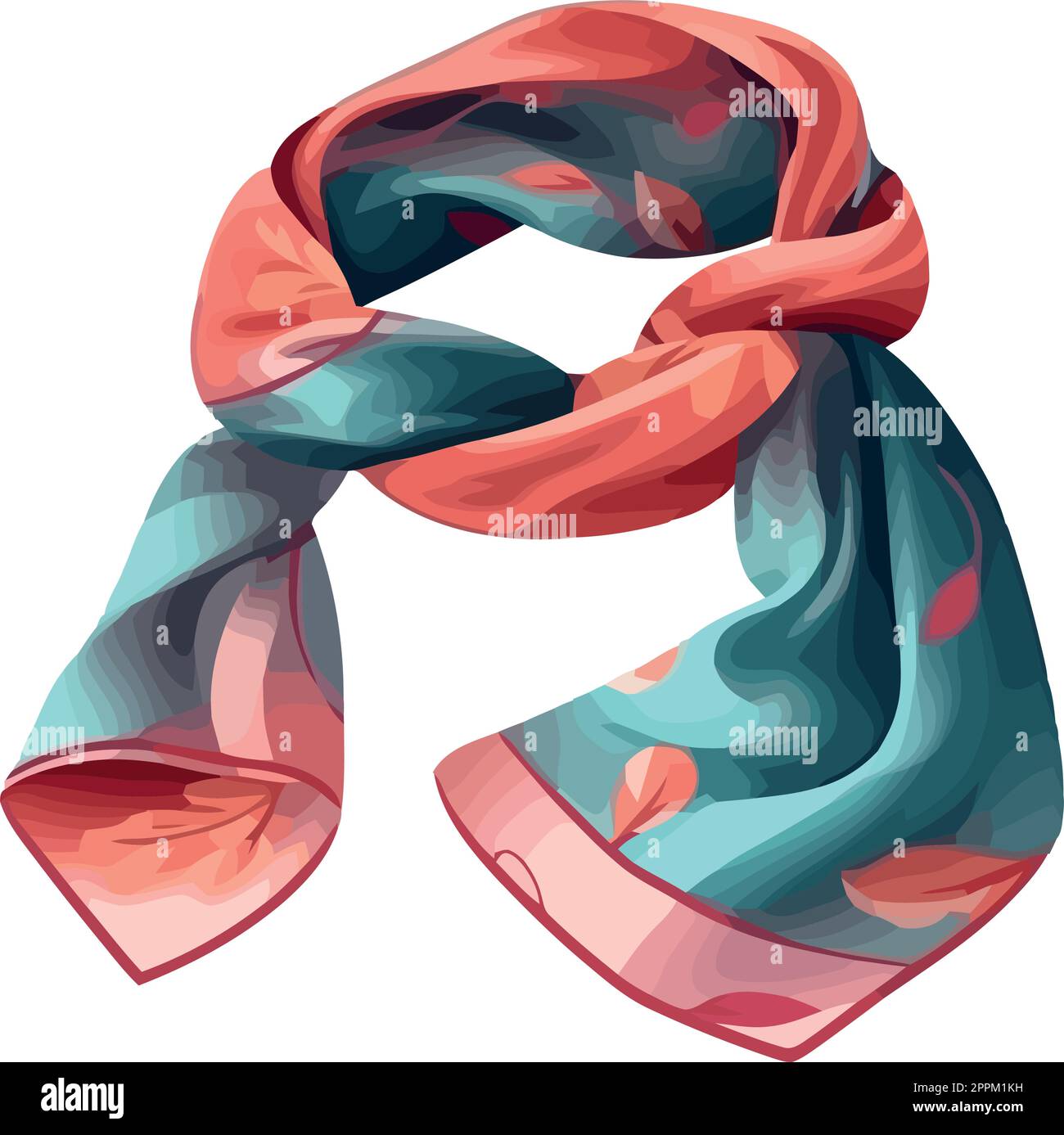 Abstract colored scarf Stock Vector Image & Art - Alamy