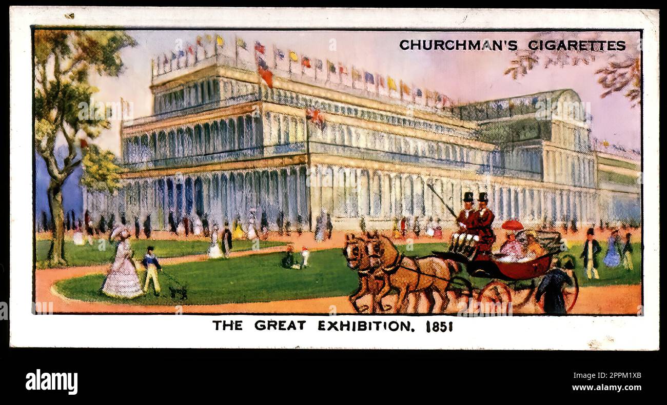 The Great Exhibition, London, 1851 - Vintage British Cigarette Card ...