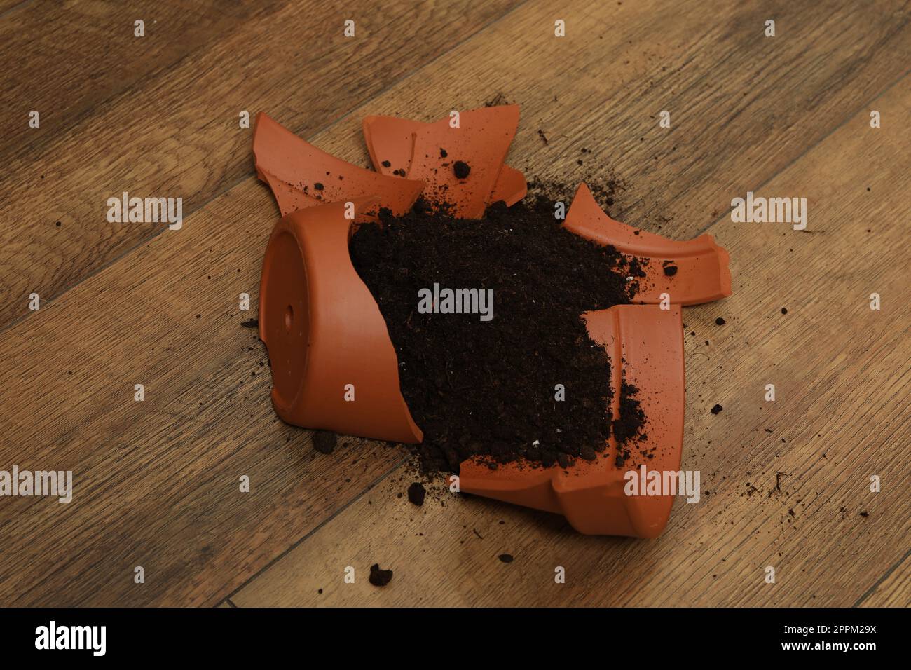 Broken pot soil hi-res stock photography and images - Alamy