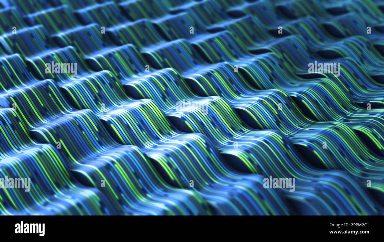 Futuristic information technology and computer science concept Stock ...