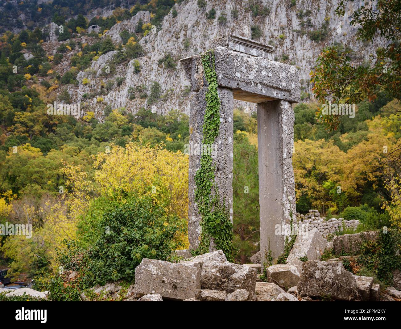 Autumn walk by Termessos Ancient City, Turkey. Turkeys most outstanding ...