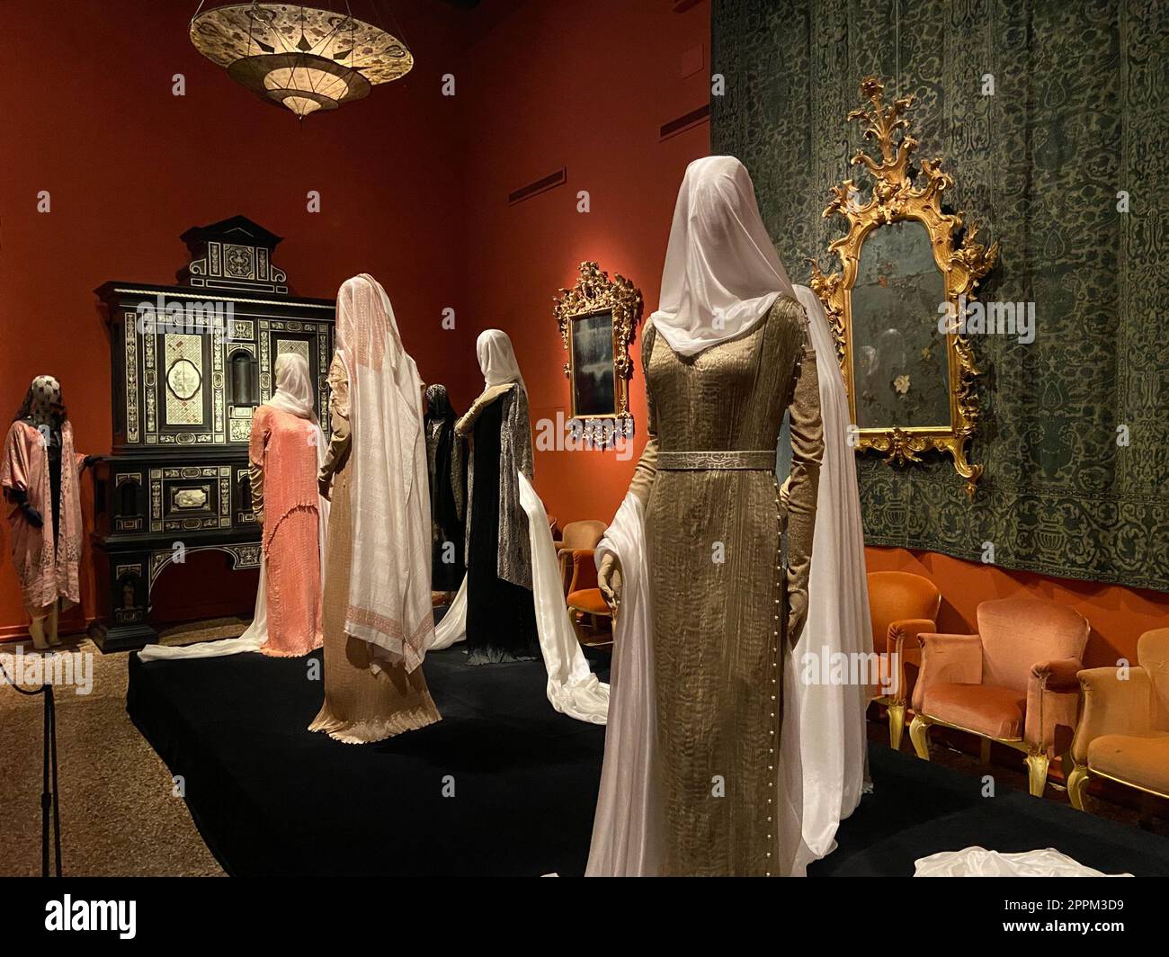 indoor Museum Museo Fortuny in Venice city Stock Photo - Alamy