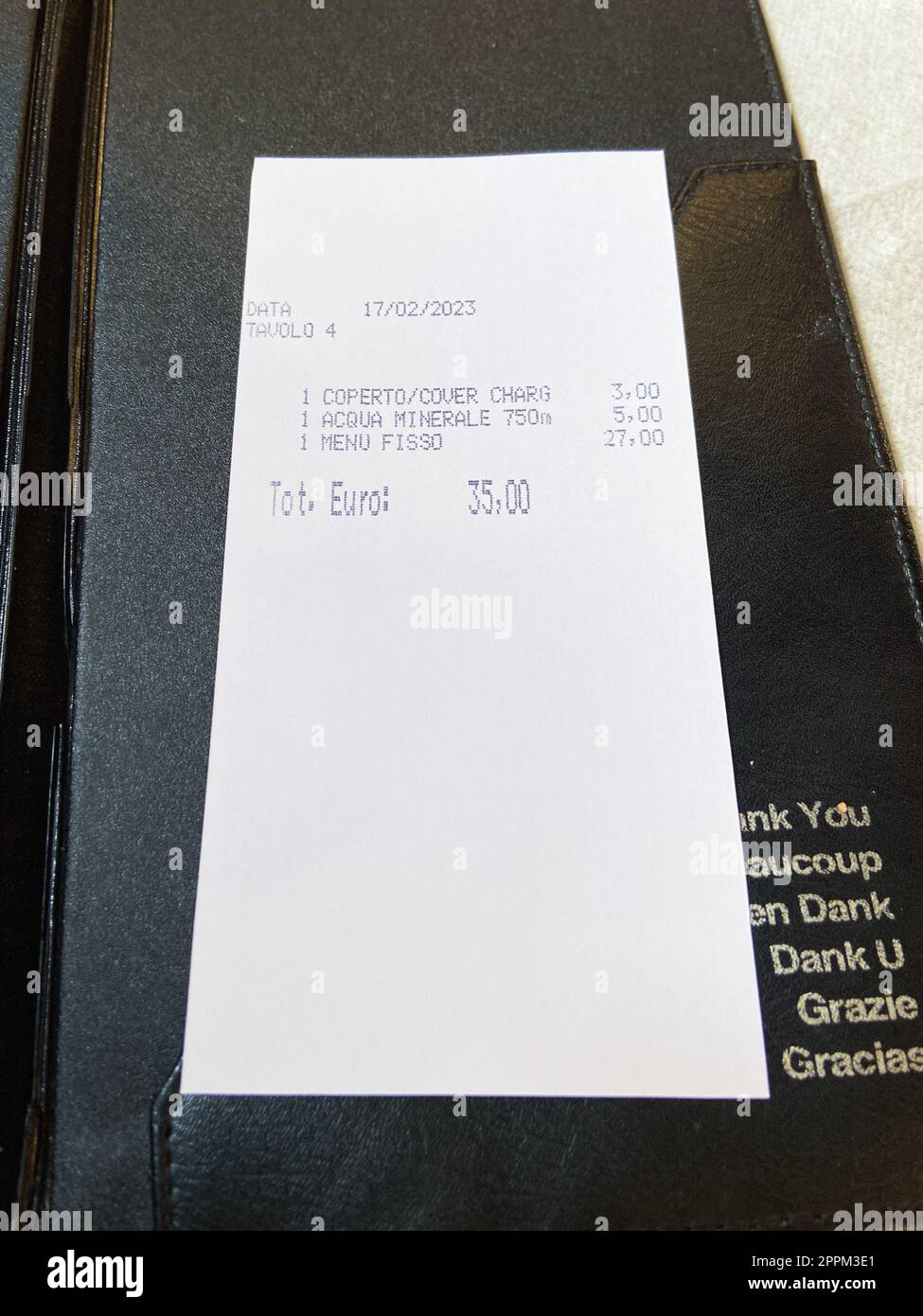 Menu restaurant local cafe hi-res stock photography and images - Alamy