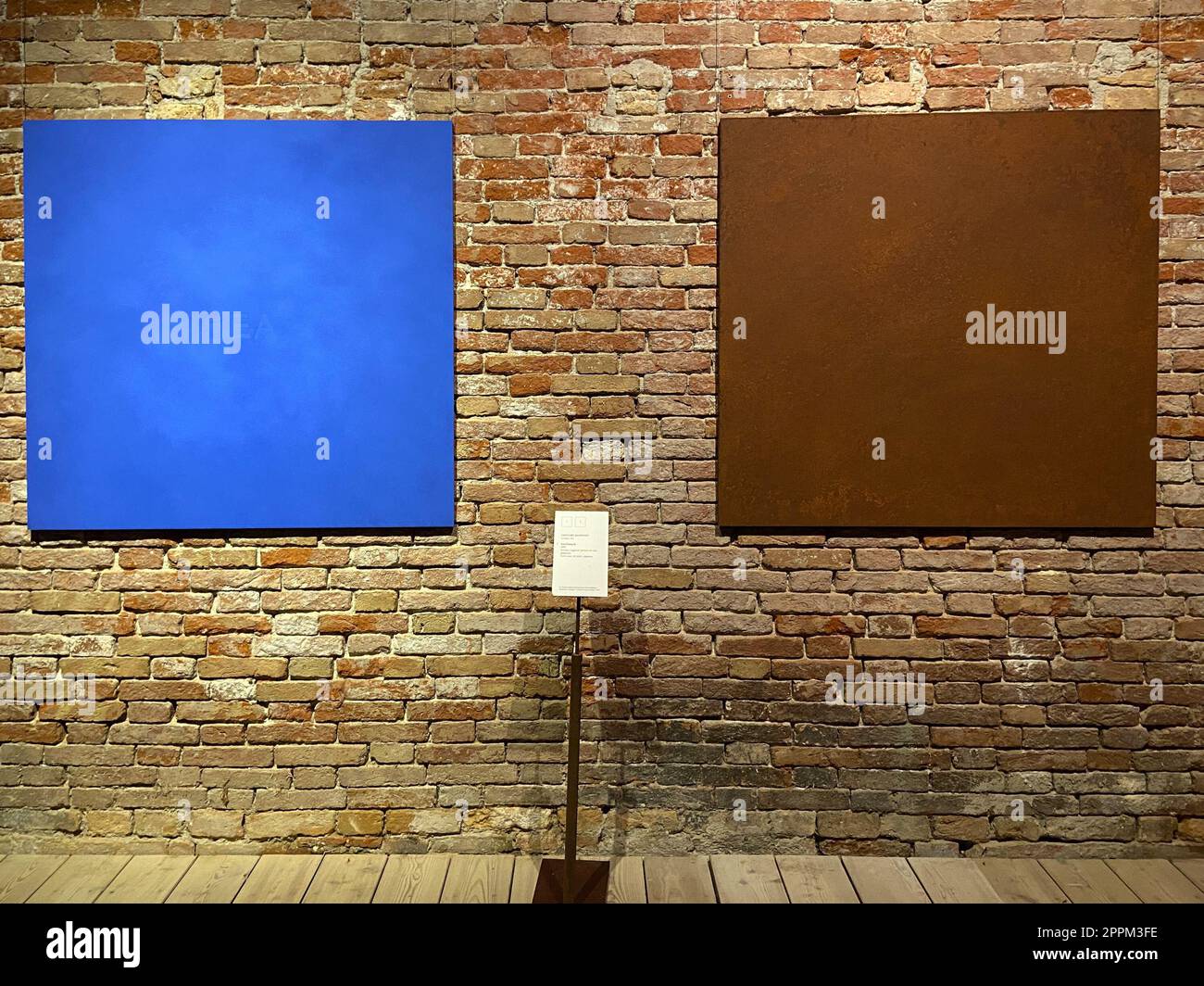 painted squares in Museum Museo Fortuny in Venice Stock Photo - Alamy