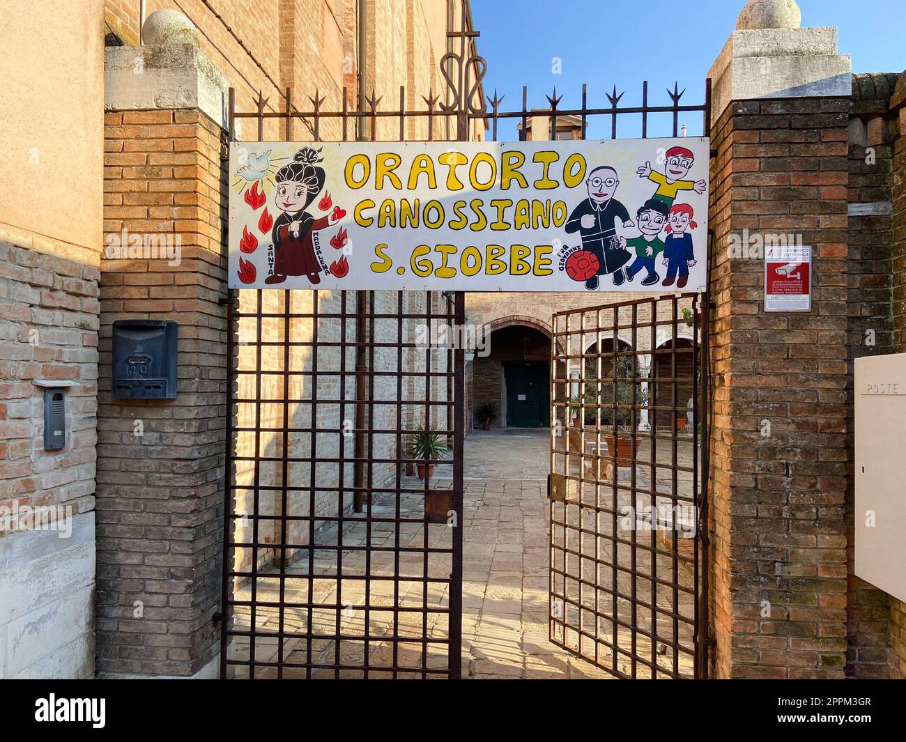 gate to oratory and cloister of Church of St Job Stock Photo - Alamy