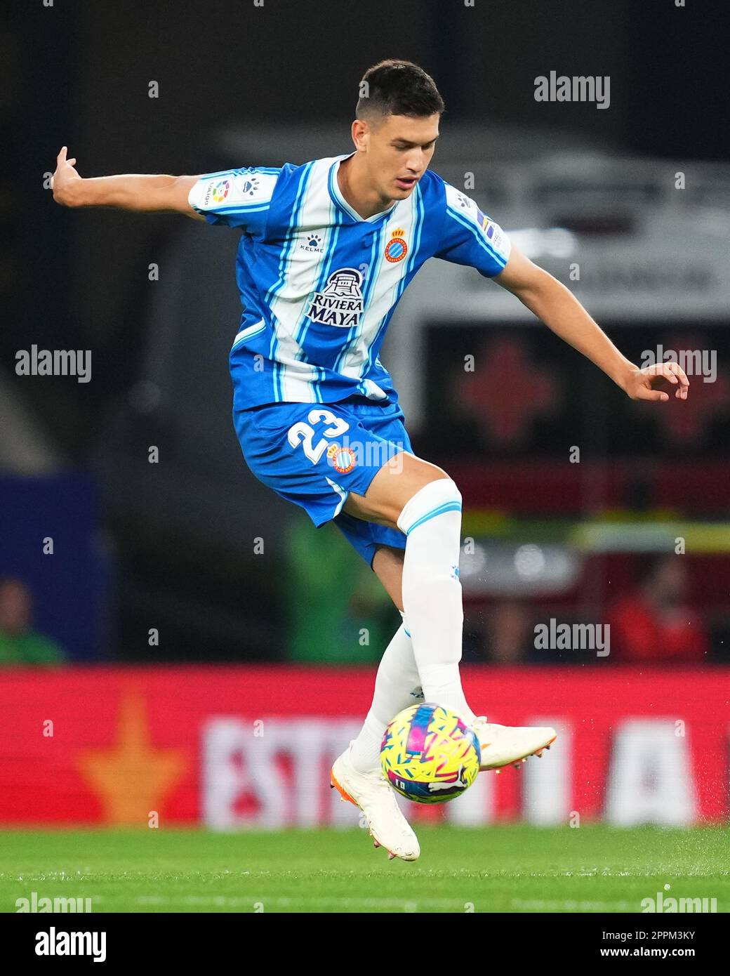 Cesar Montes of RCD Espanyol during the La Liga match between RCD ...