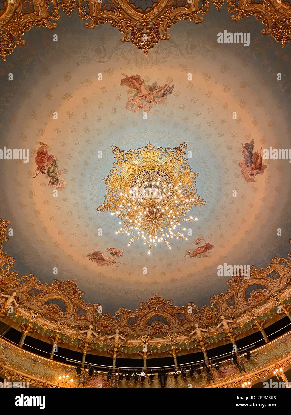 ceiling of hall of opera Gran Teatro la Fenice Stock Photo - Alamy