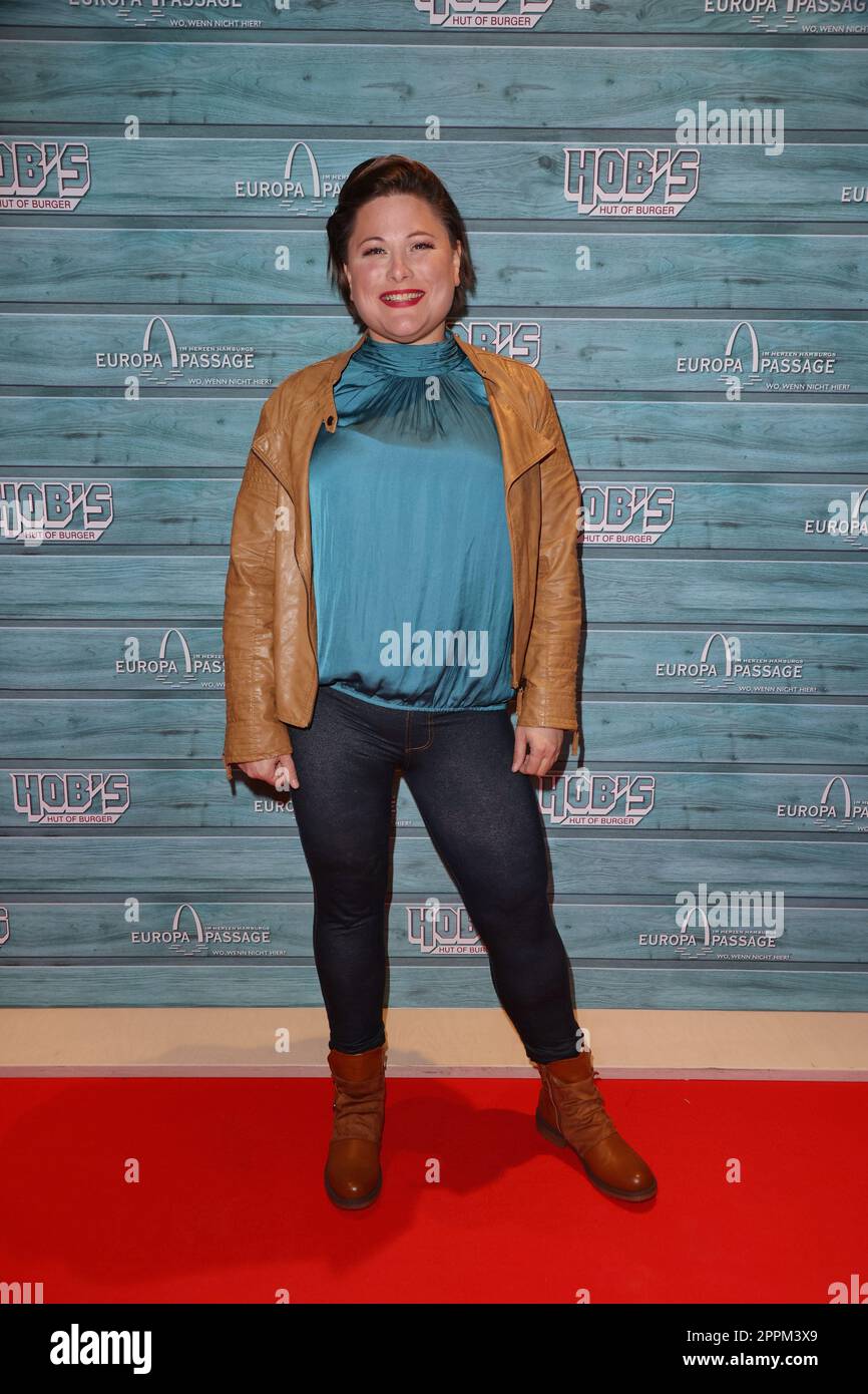 Nadine Hahl,Opening of HOBs Hut of Burger in the Europa Passage,Hamburg ...